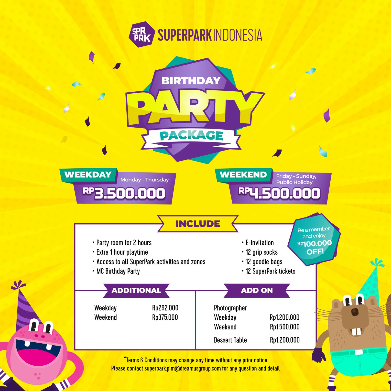 Parties | SuperPark Indonesia