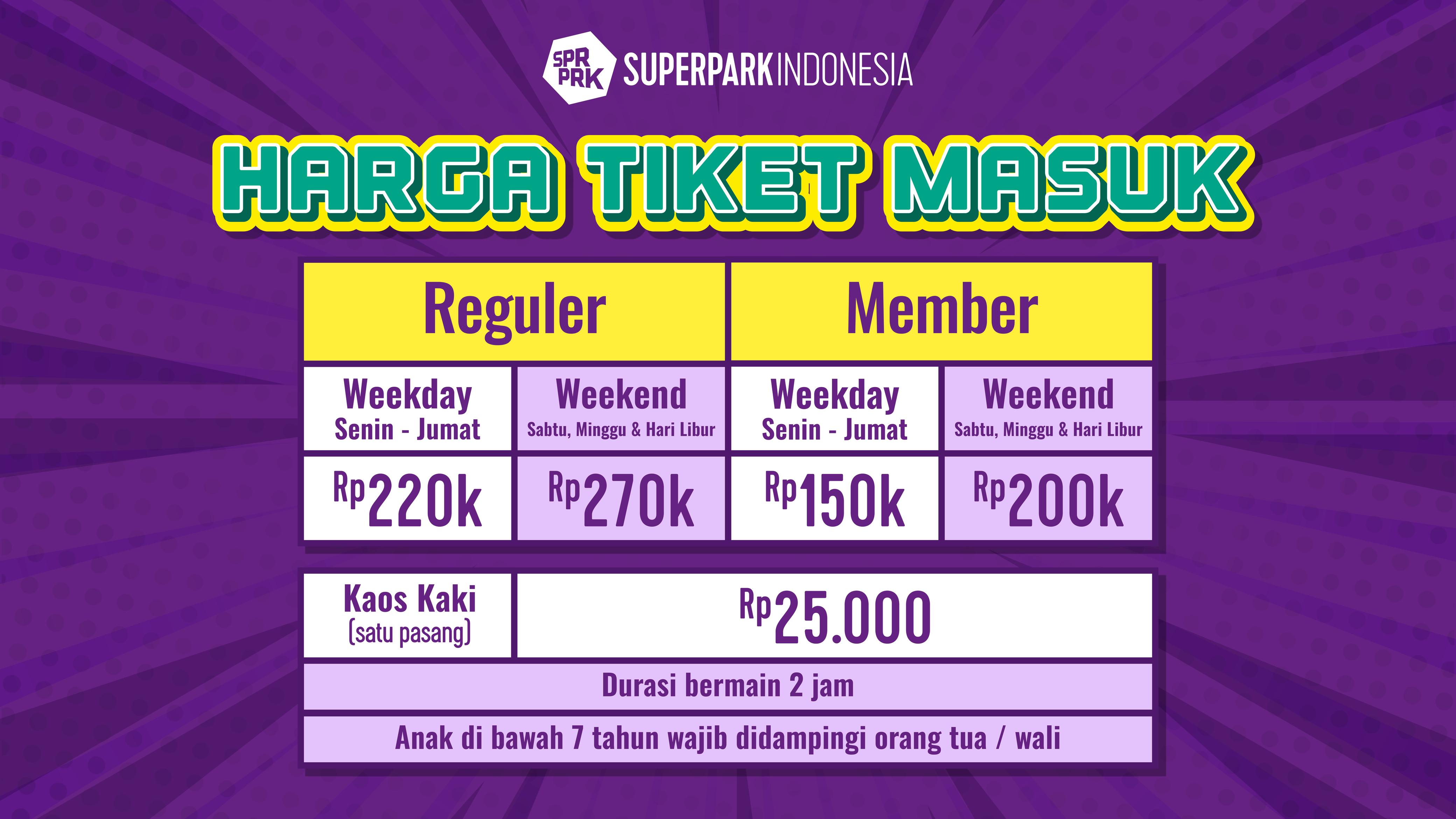 Tickets - SuperPark Indonesia